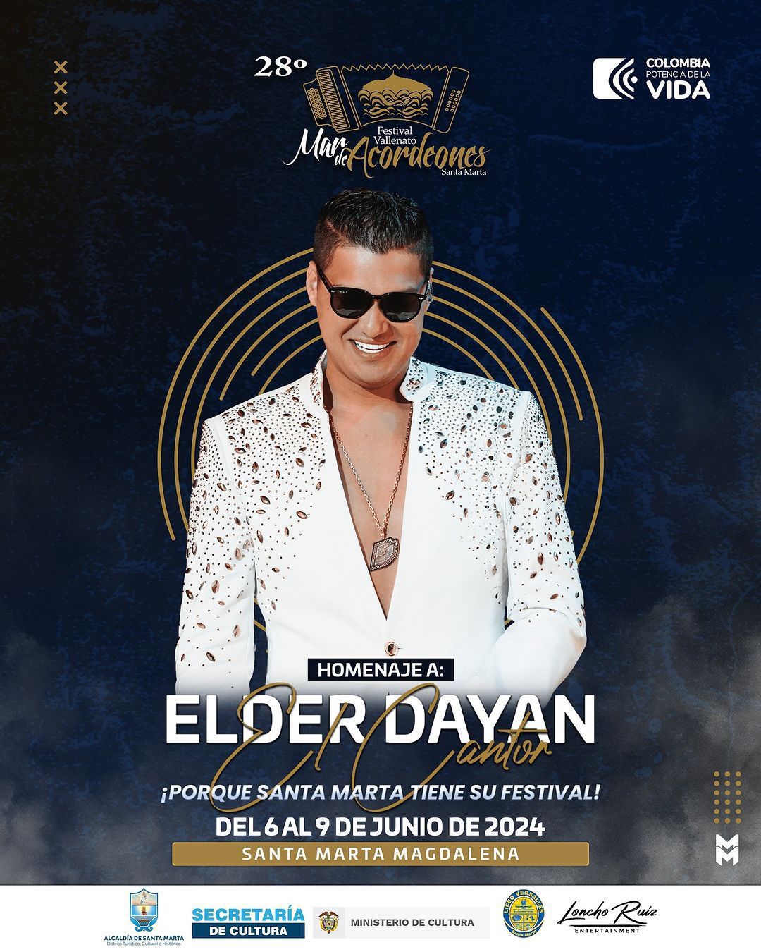 Elder Dayán Díaz, Gran Homenajeado en la 28ª Versión del Festival ...
